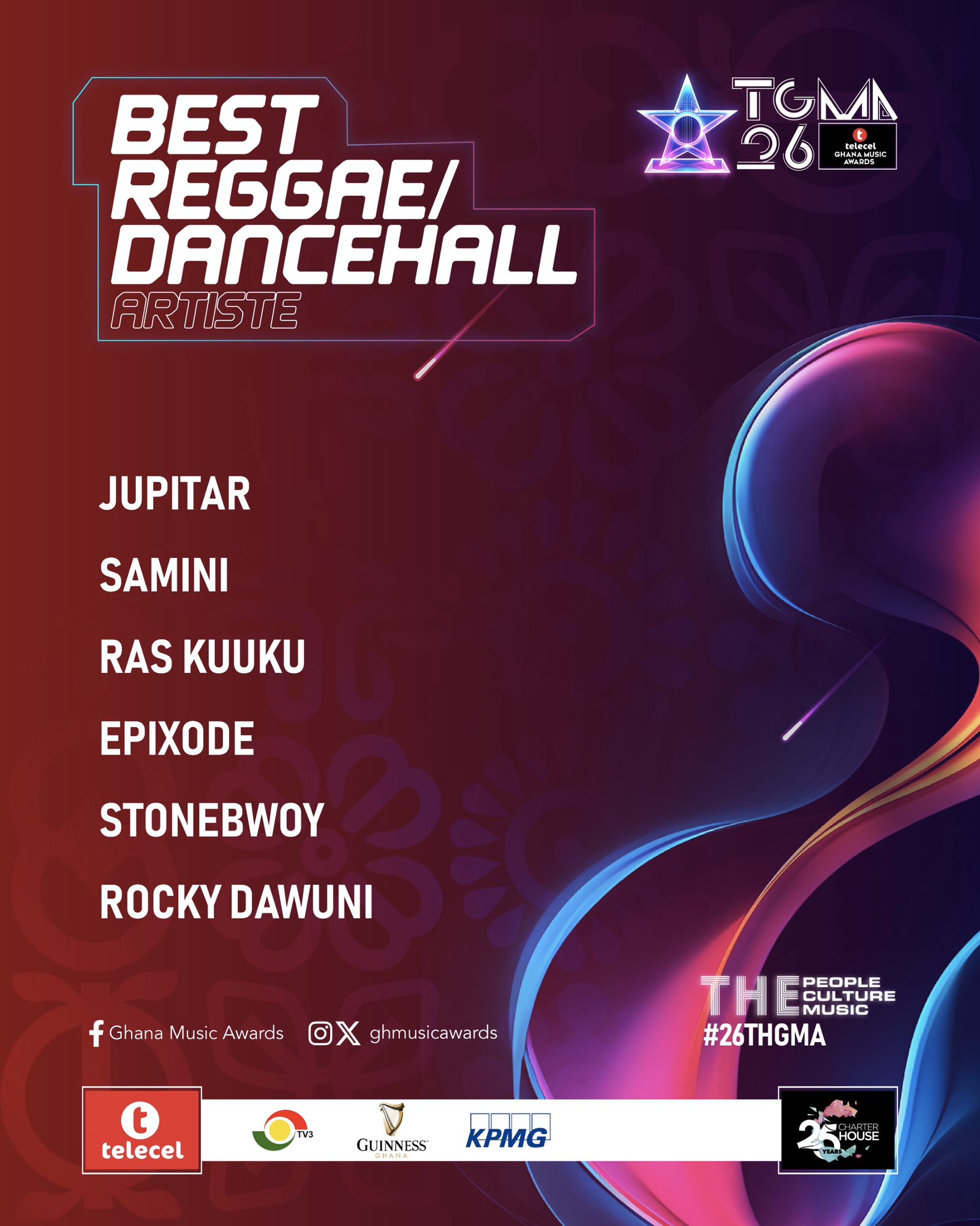 Full List: Nominees for the 2025 TGMA | Ghana Music